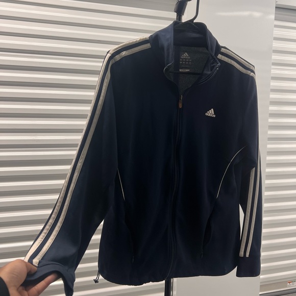 adidas Originals | Jackets & Coats | Adidas Blue Track Jacket | Poshmark